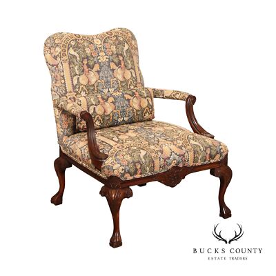 Woodmark Originals Georgian Style Mahogany Armchair | eBay
