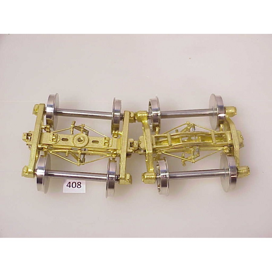 BRASS O American Scale Models Chrysler FR-5 Freight Car Trucks pair U/P ...