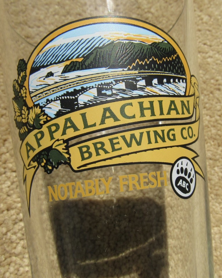 ABC Appalachian Brewing Beer Pint Glass Harrisburg PA EXC COND Micro ...