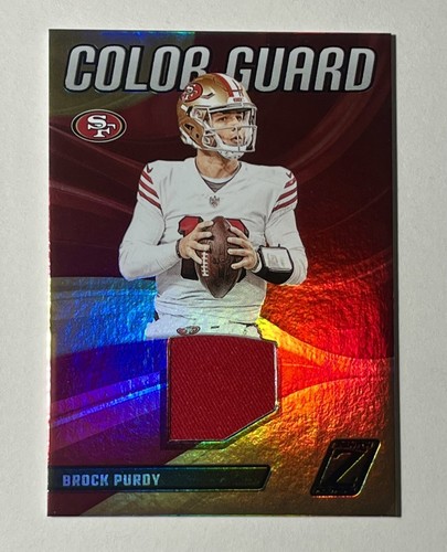 2023 Panini Zenith Brock Purdy Color Guard Patch #CG-5 San Francisco ...