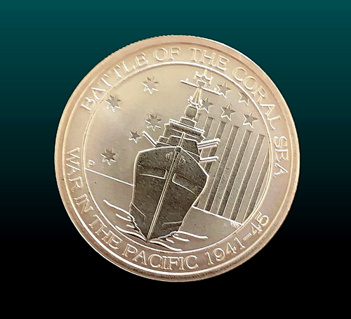 2015 AUSTRALIA BATTLE OF CORAL SEA 1/2 OZ 999 SILVER BU COINS #C610 | eBay