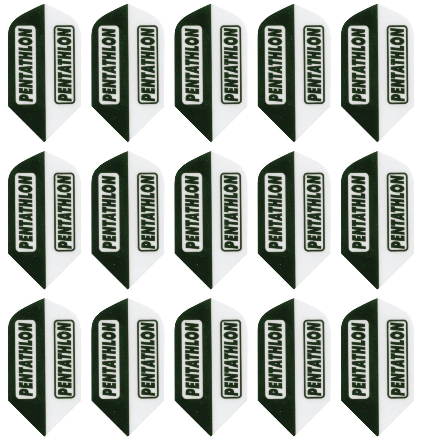 5 Sets Pentathlon Slim Dart Flights - Ships w/ Tracking – Two-Tone | eBay