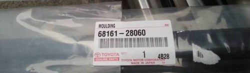 Toyota Genuine Front Door Glass Weatherstrip Assy Outer RH 68161-28060 ...