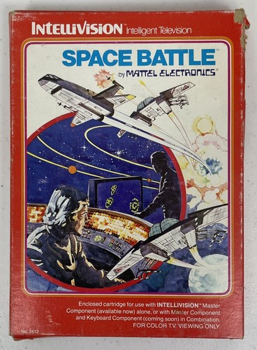 Space Battle Mattel Intellivision 1979 Video Game Missing 1 of 2 ...