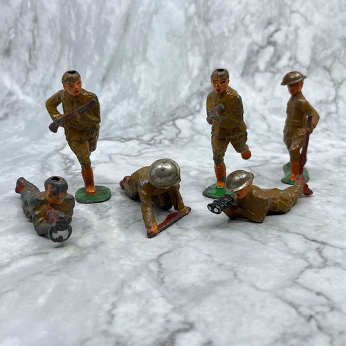 Manoil Barclay WWI Lead Toy Soldier Lot of 6 TJ1 | eBay