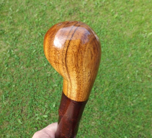 IRISH BLACKTHORN WALKING STICK SENT FROM IRELAND CANE WOOD CRAFT BLACK ...