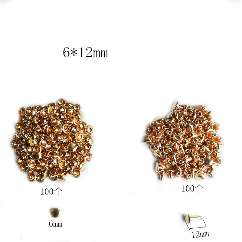 Double Cap Rivets Stud Rapid Rivets Leather Craft Repair 5mm 8mm 9mm ...