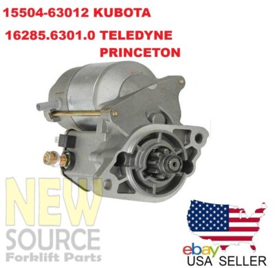 16285-63010 TELEDYNE PRINCETON PIGGY BACK FORKLIFT STARTER MOTOR MP025 ...