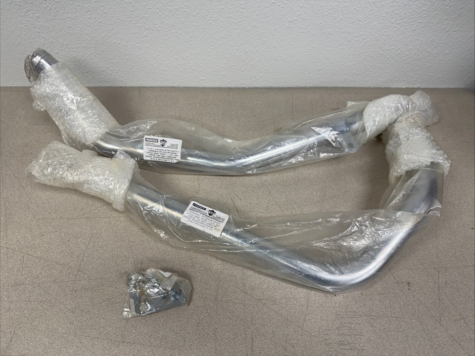 Paughco 1-3/4” 40" Long Goose Cut Drag Pipes Chrome 719-1A40 | eBay