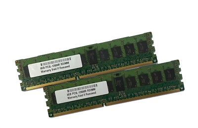 16GB 2x 8GB Memory for Dell PowerEdge T410 T710 DDR3 PC3-12800R ECC ...