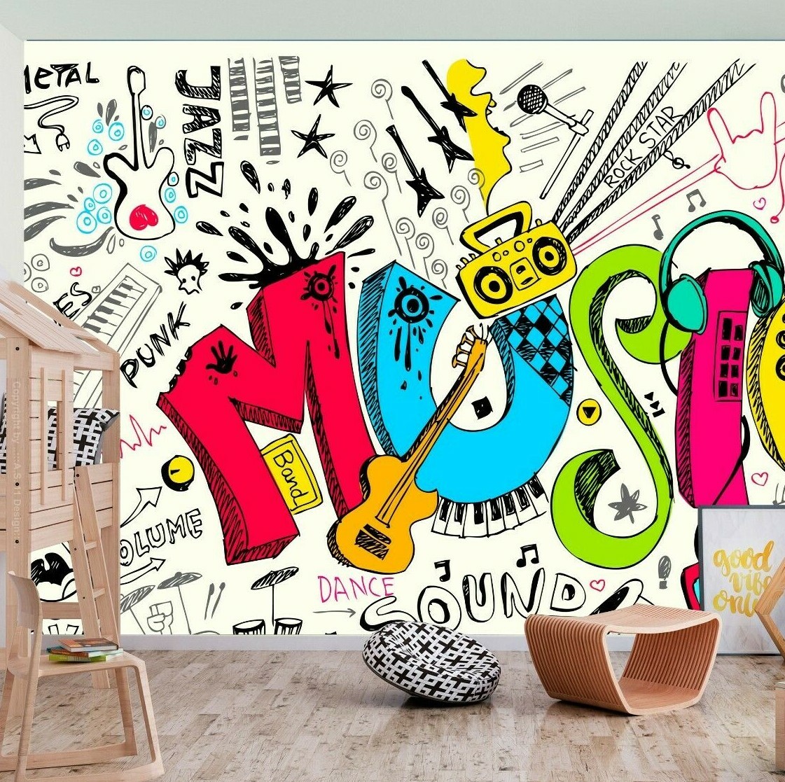 3d Colorful Music Wallpapers