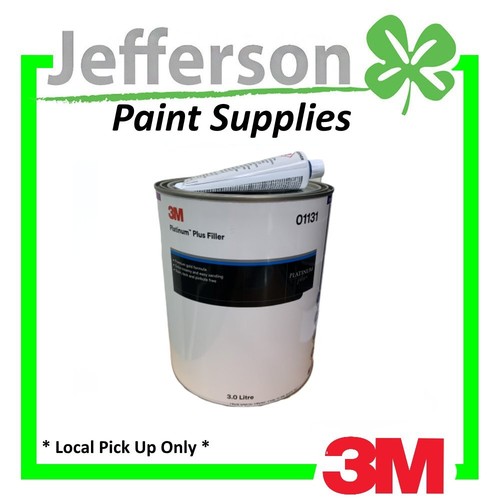 NEW 3M PLATINUM PLUS BODY FILLER 3L 01131 WITH HARDENER | eBay