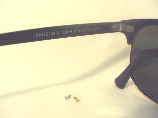 REPLACEMENT HINGE TEMPLES SCREWS FOR CLUBMASTER B&L & LUXOTTICA RAY BAN ...