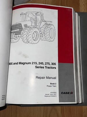 Case IH Magnum MX215 245 275 305 tractor Power Train Set + Hydraulic ...