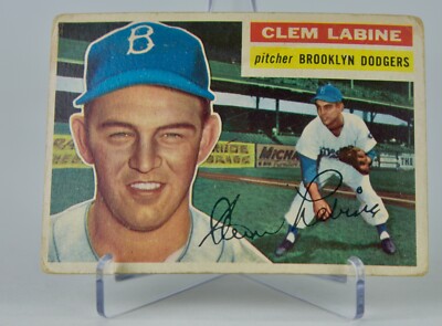 Clem Labine 1956 Topps #295. Brooklyn Dodgers | eBay