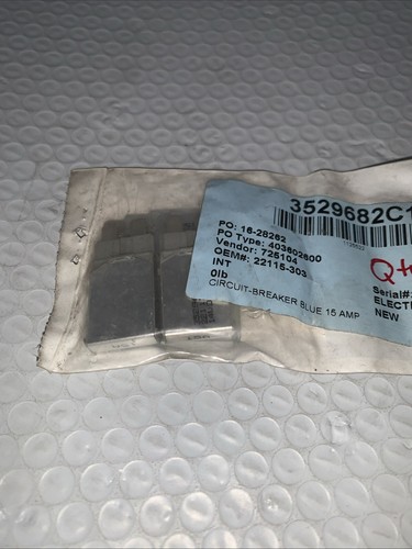 4 PACK - NAVISTAR PDC BREAKER CIRCUIT 15A TYPE I-BLU 3529682C1 | eBay