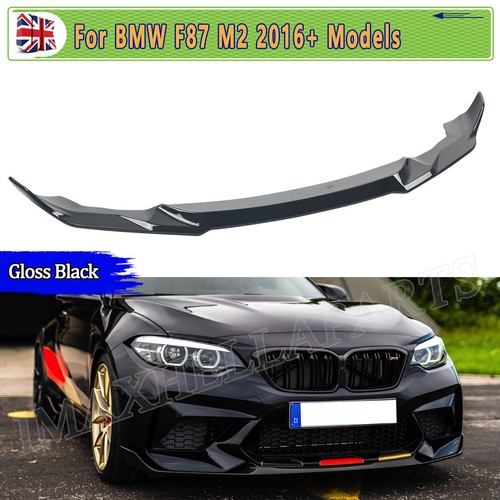 FOR BMW F87 M2 2SERIES CS STYLE FRONT SPLITTER M PERFORMANCE VALANCE ...