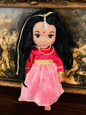 Disney Animators It's A Small World INDIA Singing Doll With Dress ...