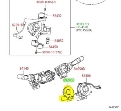 TOYOTA STEERING ANGLE SENSOR GENUINE OEM NEW 892450R020 | eBay