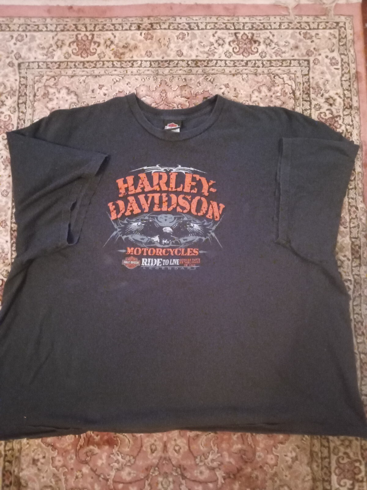 Vintage Harley Davidson Kissame Florida Pinup Shirt S… - Gem