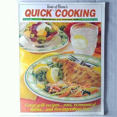 Taste Of Homes Quick Cooking May/June 2001 - Great Grill Recipes | eBay