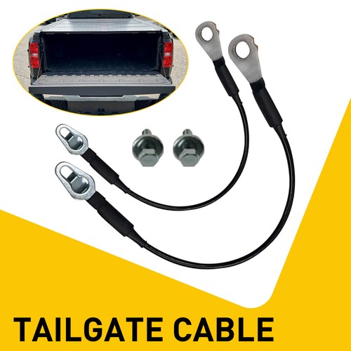 Fits Chevy GMC Silverado Sierra 1500 2500 3500 07-16 Tailgate Cables Straps Pair | eBay