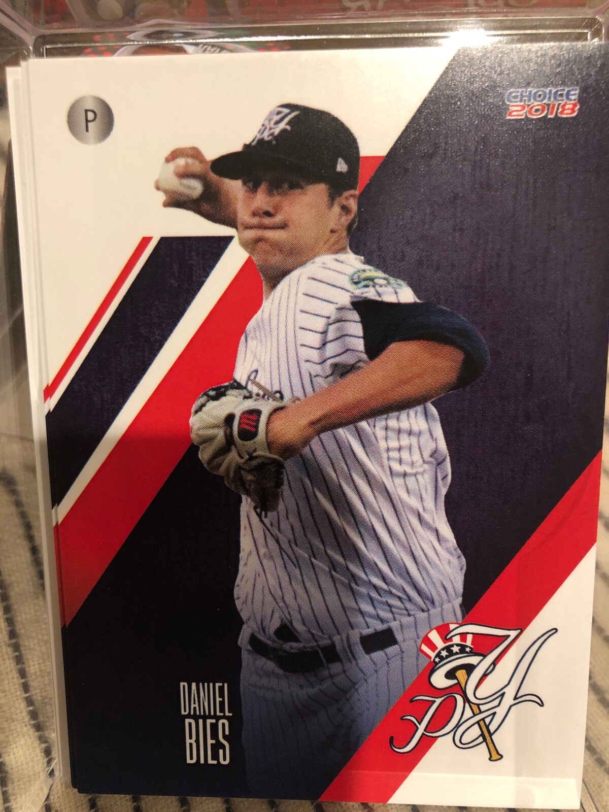 2018 Pulaski Yankees Daniel Bies RC Rookie New York | eBay