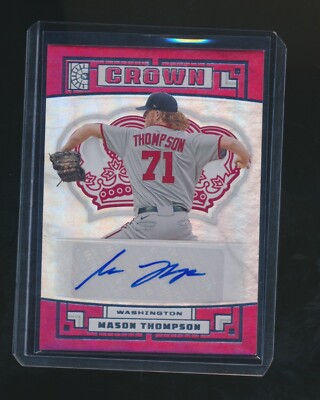 MASON THOMPSON 2022 PANINI CAPSTONE CROWN SIGNATURE AUTO | eBay