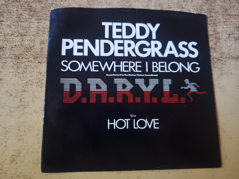 HAND AUTOGRAPHED EXCELLENT SLEEVE 1980s Teddy Pendergrass Somewhere I ...