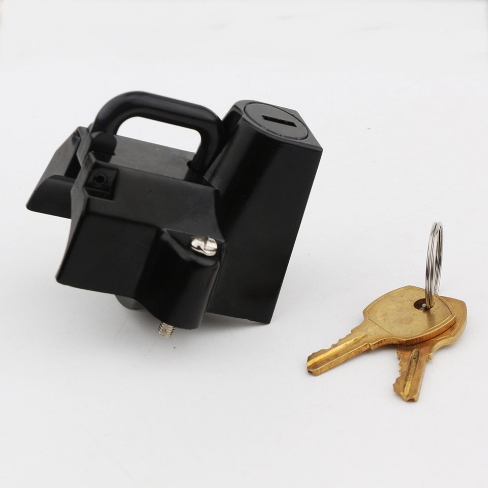 Motorcycle Universal Black Helmet Security Lock For Harley Davidson ...