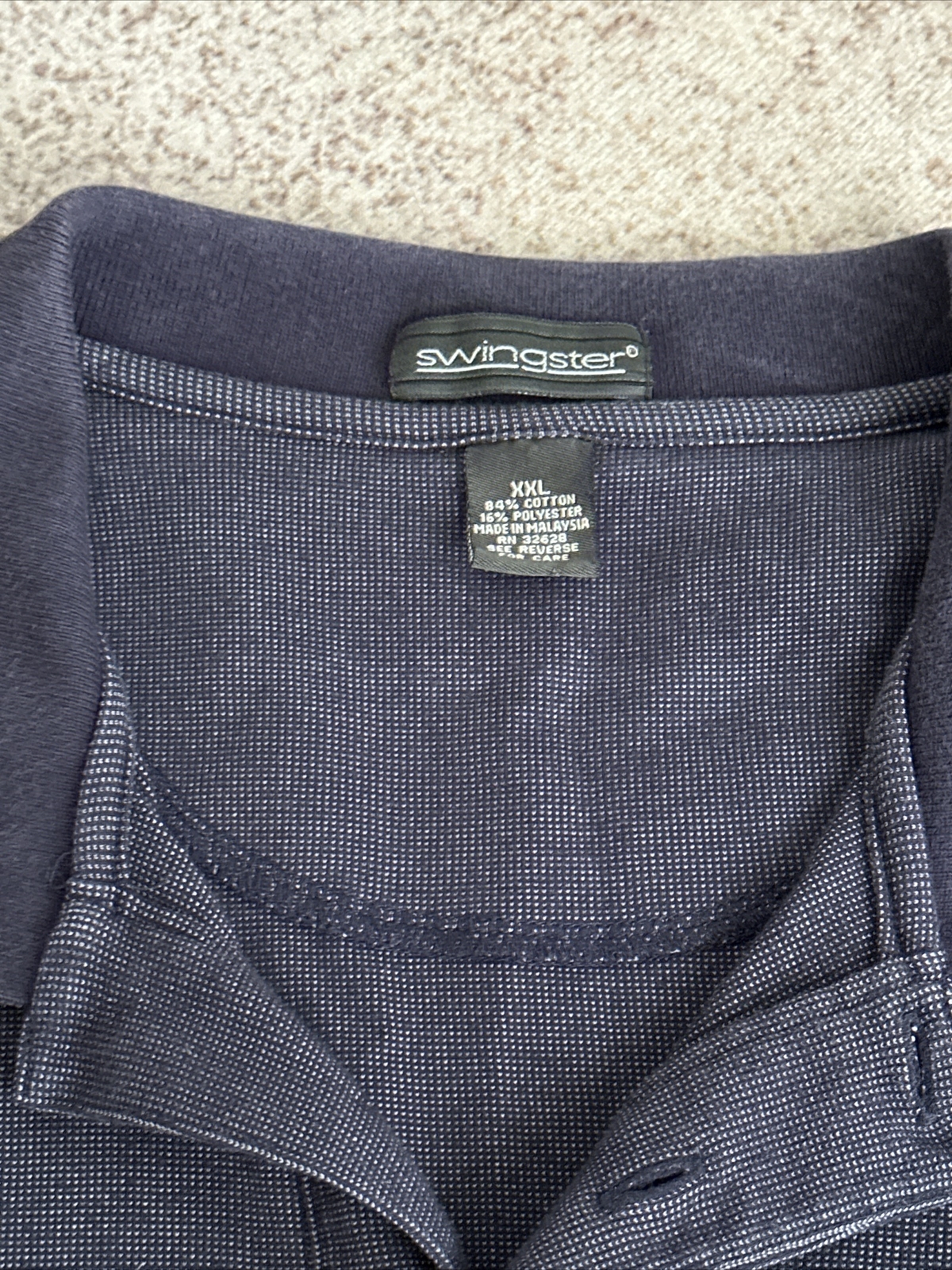 Vintage 90s Blockbuster Video Employee Polo Shirt Size XXL DC ...