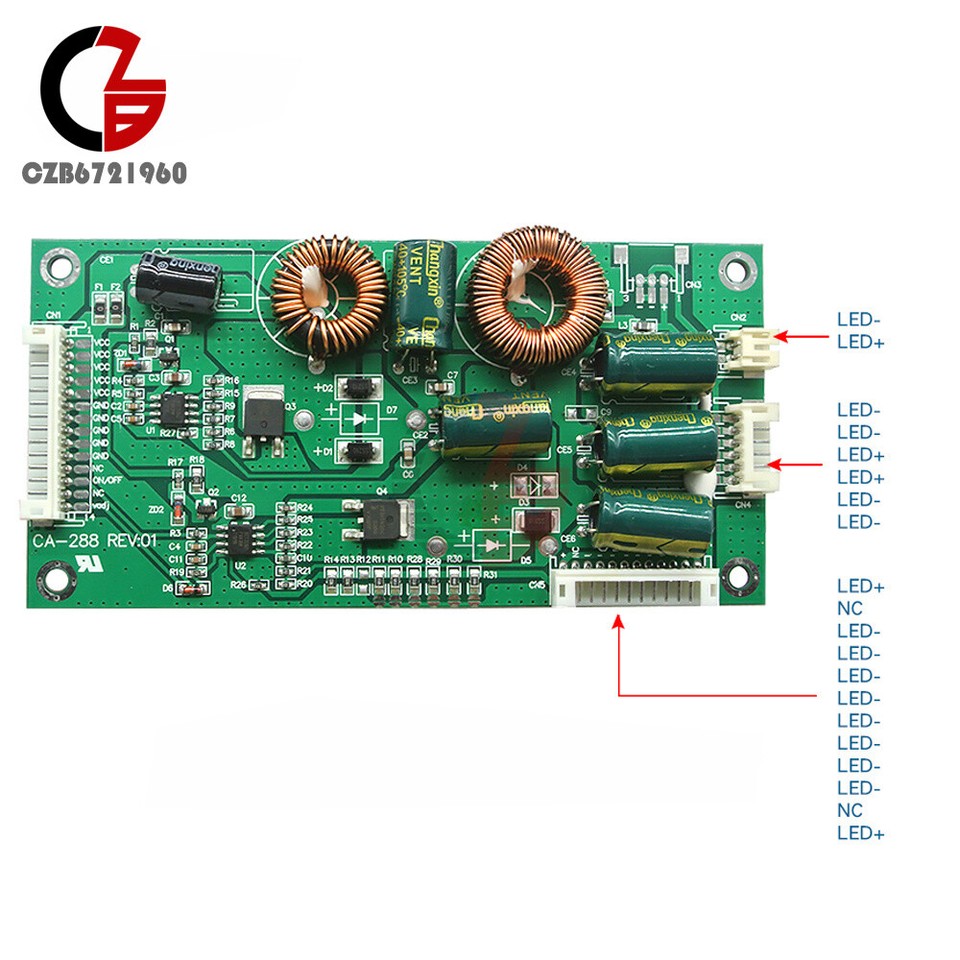 LED Backlight Driver Board 26-55inch LCD Constant Current Step Up ...