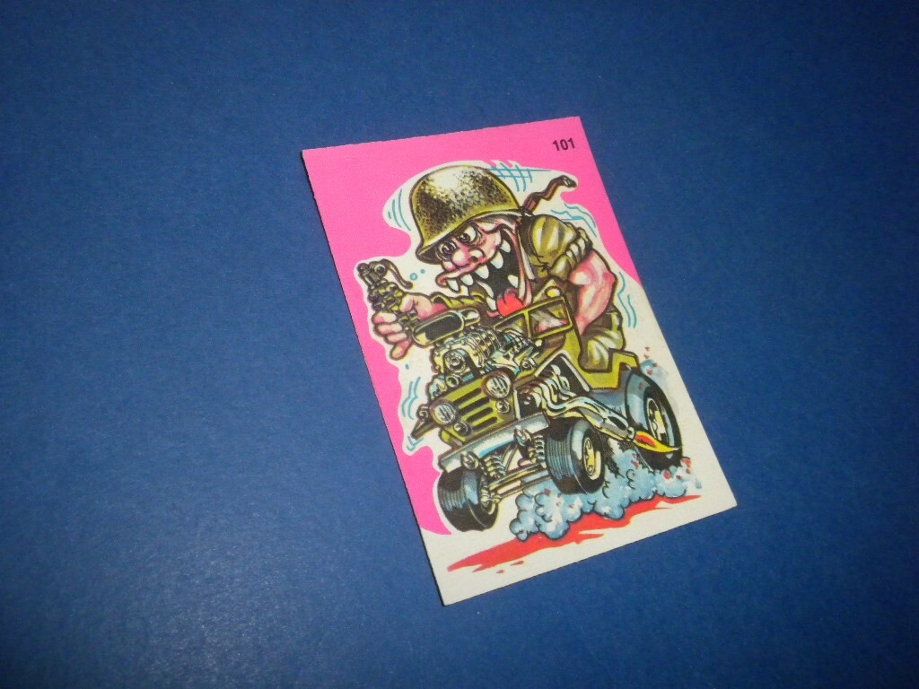 FANTASTIC ODD RODS sticker/card #101 Donruss 1973 PINK First series | eBay