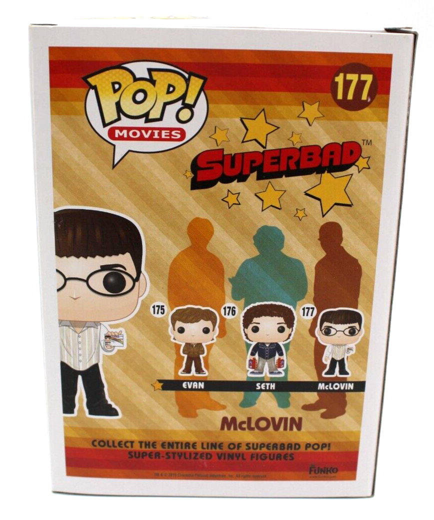 Christopher Mintz Plasse Signed Superbad McLovin #177 Funko Pop w/Beckett COA | eBay