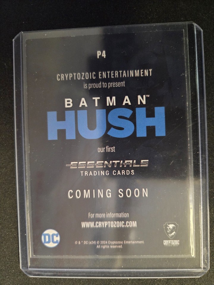 DC Comics Batman Hush Promo P4 Cryptozoic Essentials Trading Card and ...