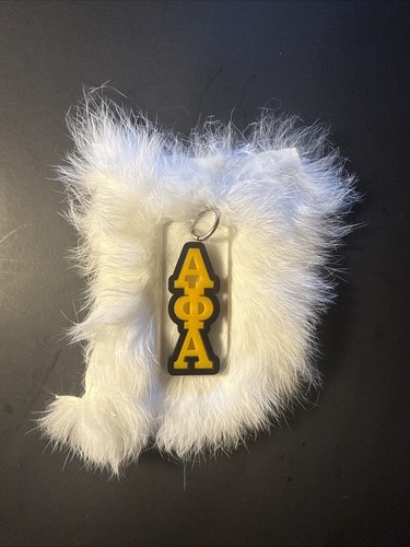 White Rabbit Furry & Alpha Phi Alpha Keychain | eBay