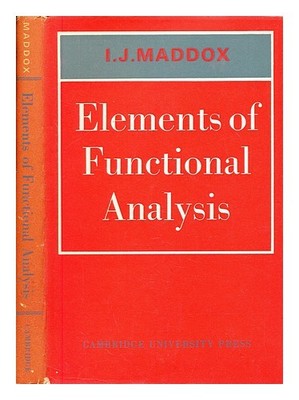 MADDOX, IVOR JOHN Elementi di analisi funzionale / [di] I. J. Maddox ...