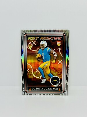 2023 Panini Phoenix QUENTIN JOHNSTON Rookie Hot Routes Silver RC #HR-4 ...
