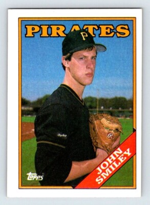 JOHN SMILEY Pittsburgh Pirates 1988 Topps Baseball Card B216 | eBay