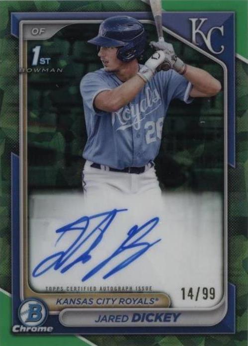 2024 Bowman Sapphire Edition - Chrome Prospects Autographs Jared Dickey ...