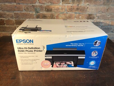 Epson Ultra Hi-Definition R280 Color Inkjet Photo Printer - New in Open ...