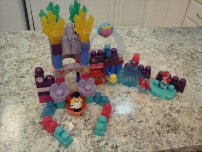 Vintage hard to find SUPER CUTE! Ariel's Underwater Kingdom Mega Bloks ...