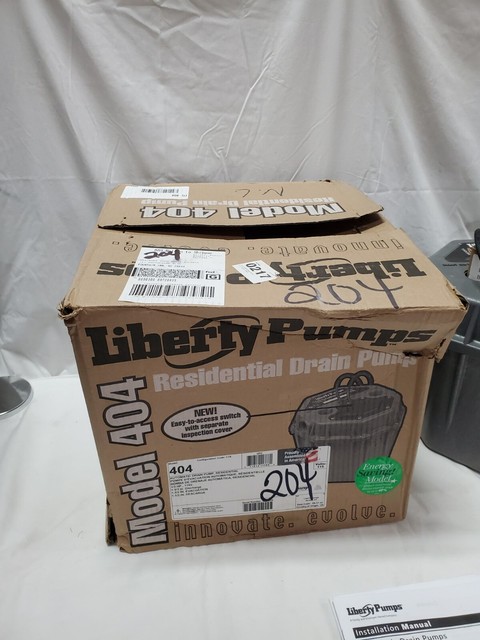 Liberty Pumps 404 1/3 HP 115V Residential Drain Pump for sale online | eBay