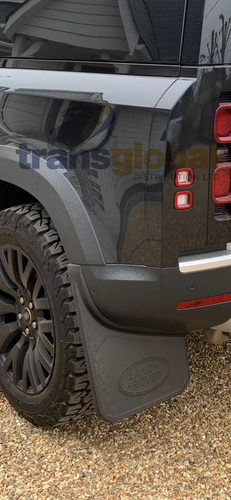 Land Rover Defender 90 110 2020 Pair Rear Classic Mudflaps GENUINE LR ...