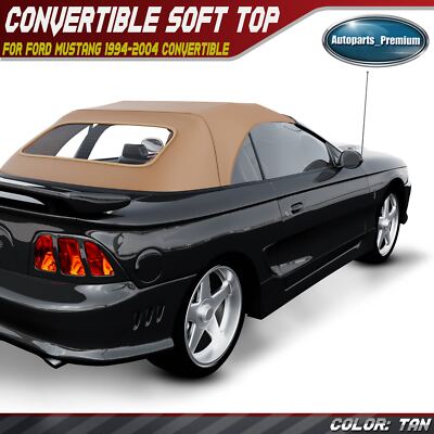Tan Convertible Soft Top for Ford Mustang 1994-2004 Convertible w ...