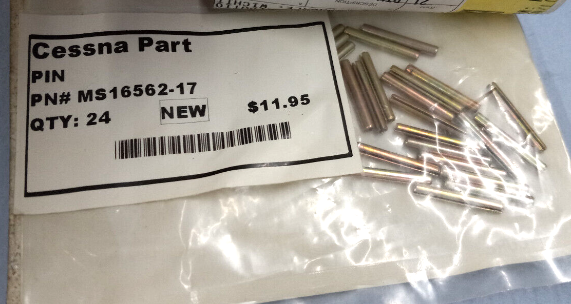 CESSNA P/N MS16562-17 PIN (24/PACK) | eBay