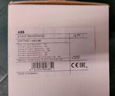 ABB DIGITAL MULTIMETER DMTME -I-485-96 | eBay