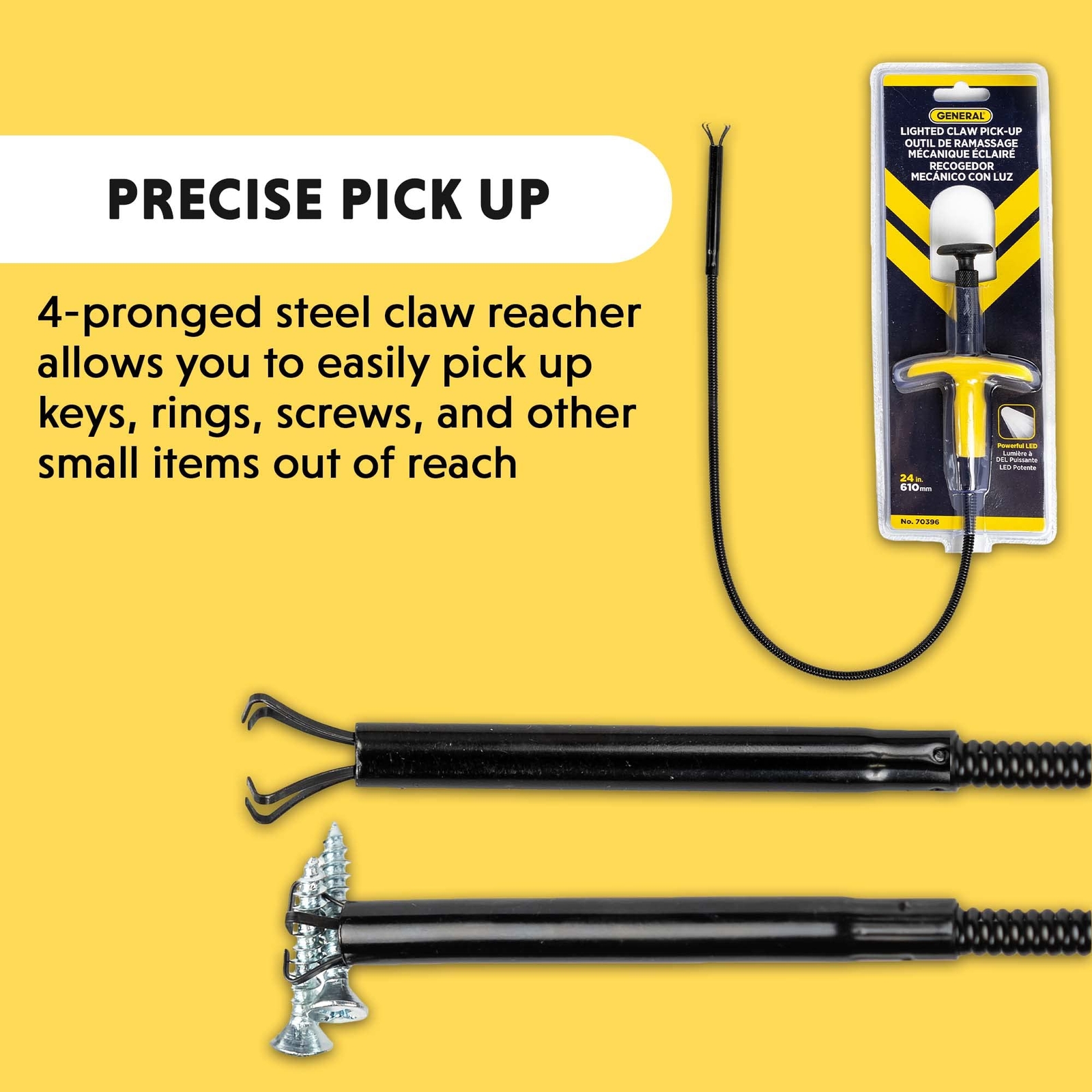 General Tools Ultratech Lighted Mechanical Pick-up - 36 70399 for sale ...