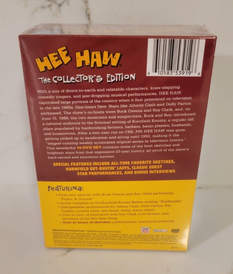 HEE HAW the COLLECTORS EDITION Complete DVD Series ( 14-Disc Box Set ...