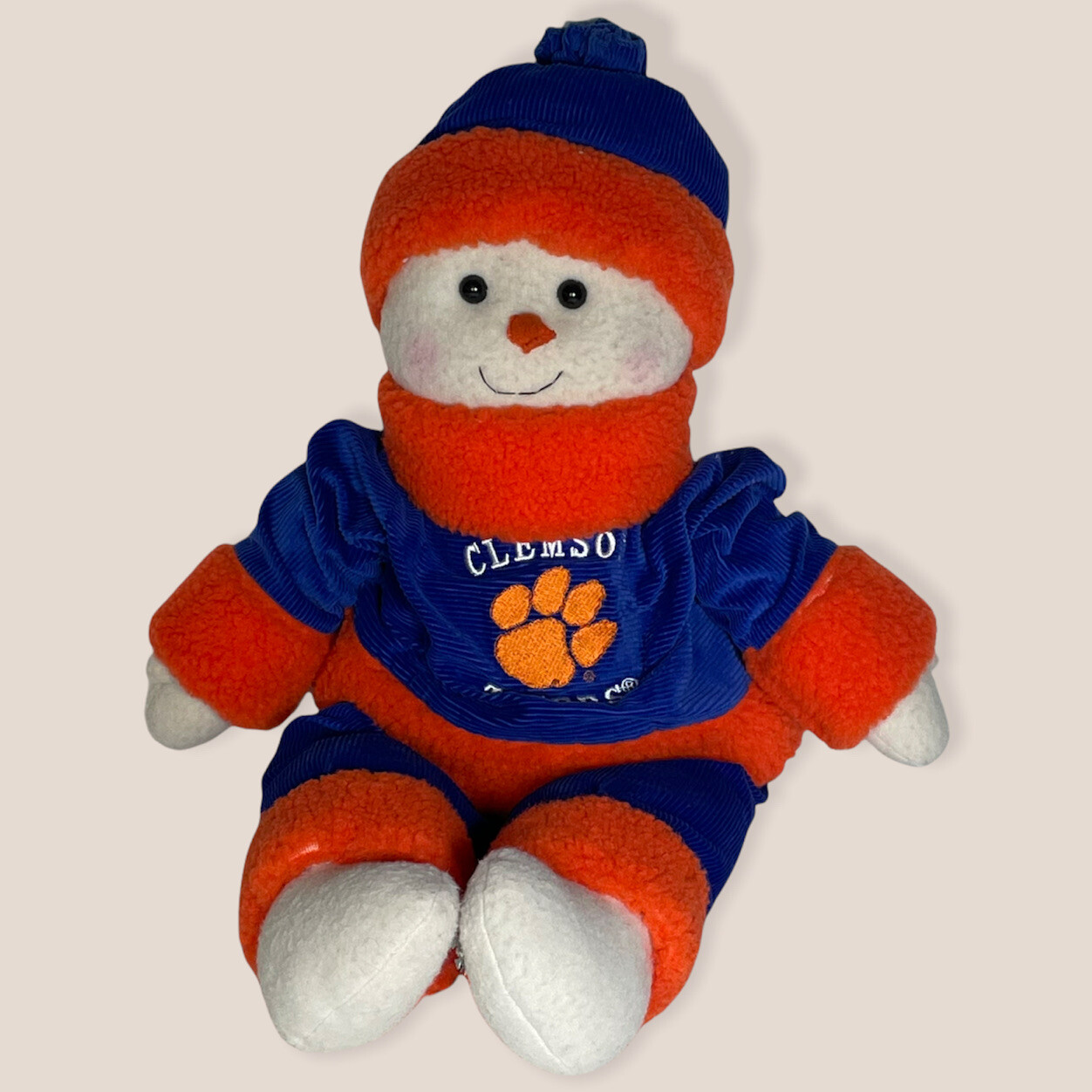 Clemson Plush snowman Christmas decorative Decor Tigers Football Door ...